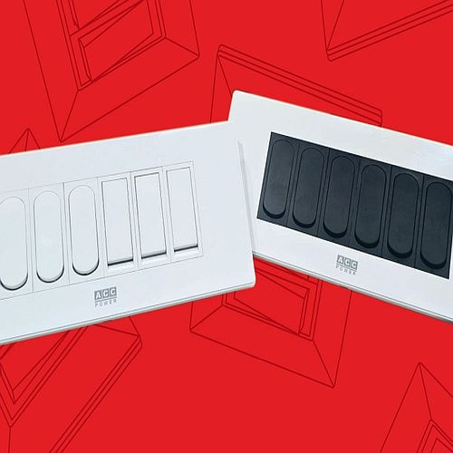 Flat Front Frame Modular Plate, Color : White, Black at Best Price in ...