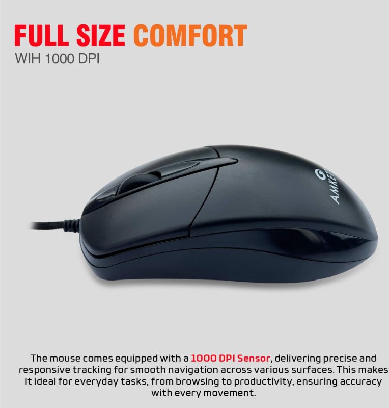 Amkette Lexus Neo Keyboard Mouse Combo Wired for Laptop at Rs 649 in ...