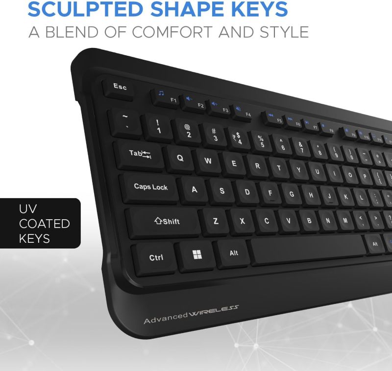 Amkette Wi-key Nxt Slim Keyboard, Color : Black For Laptop at Rs 1699 ...