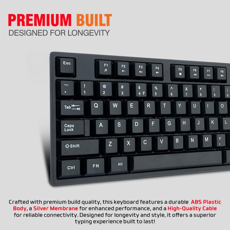 Amkette Lexus Neo Keyboard Mouse Combo Wired for Laptop at Rs 649 in ...