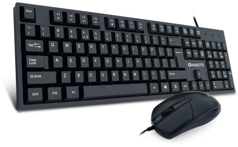 Amkette Lexus Neo Keyboard Mouse Combo Wired for Laptop at Rs 649 in ...