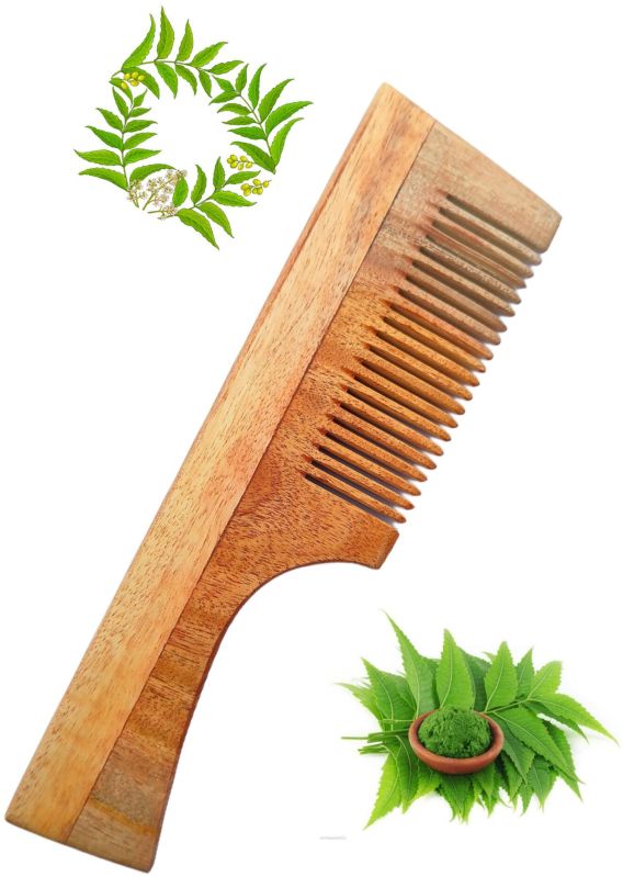 Royal Industry Neem Lili Handle Comb, Color : Brown For Home at Rs 23 ...