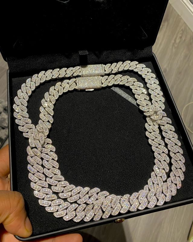 Hip Hop Bling Rapper Silver Chain, Gender : Unisex at USD 620 - USD 750 ...