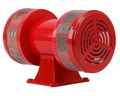 Mild Steel Electrical Industrial Emergency Siren, Color : Red at Rs ...
