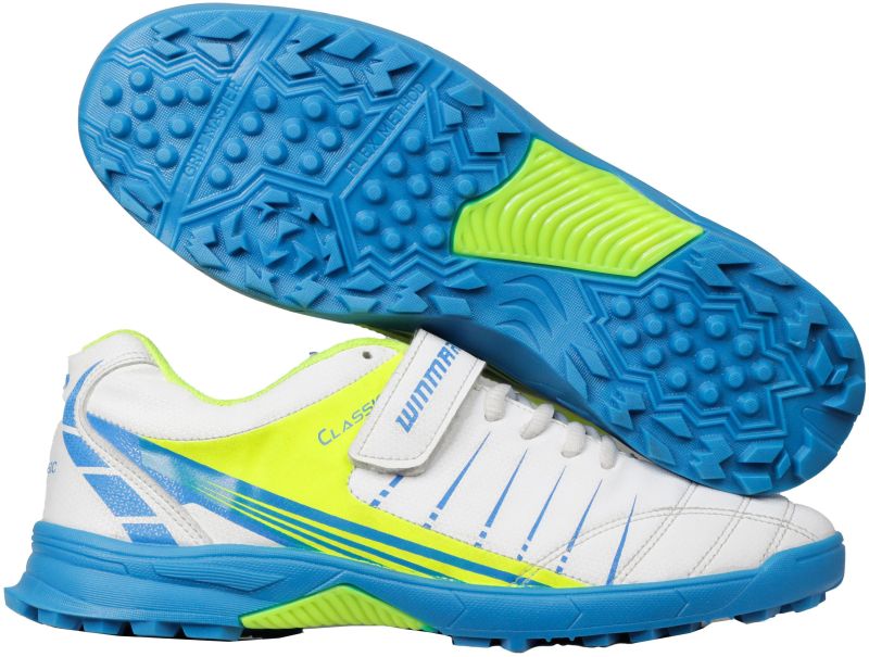 PU Leather Winmark Cricket Shoes Pro Classic, Color : Blue, Orange at ...