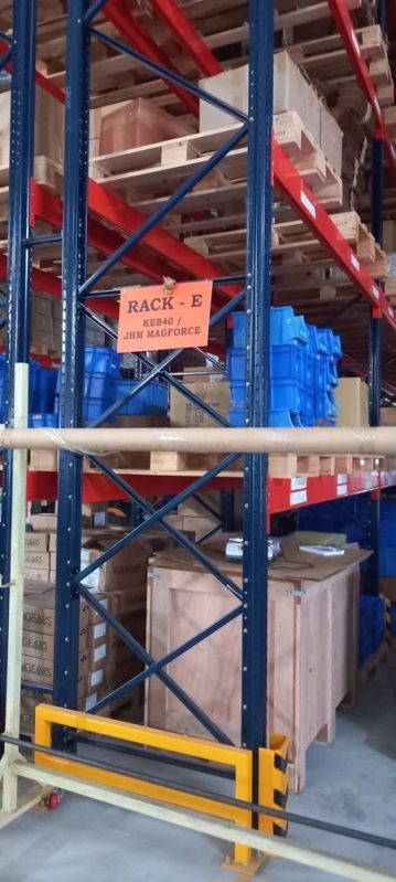 Mild Steel Heavy Duty Pallet Racks, Color : Pepsi Blue for Warehouse at ...