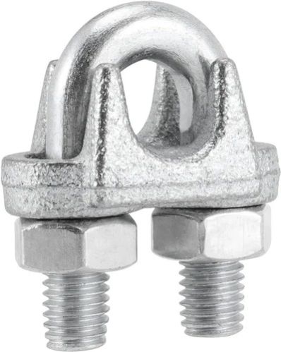 Galvanized Mild Steel Wire Rope Clamp 10, Color : Silver at Best Price ...