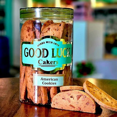 Good Luck Cakers American Cookies, Color : Brown, Weight : 250g at Rs 220 in Sambalpur
