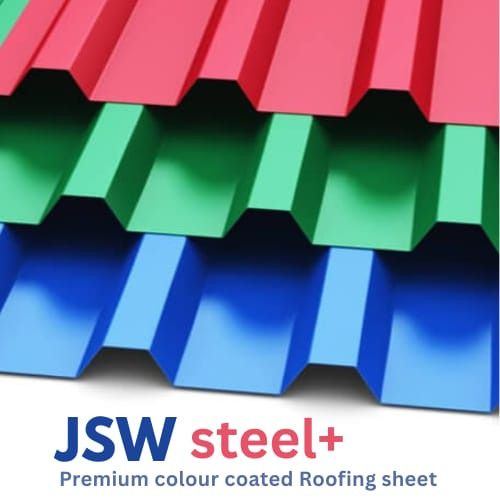 Aluminium Powder Coated Jsw Galvanized Roofing Sheets at Rs 95 in ...
