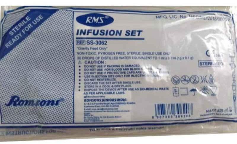 Infusion Set Romsons, Color : Tranceperet, Speciality : Hospital Use at ...