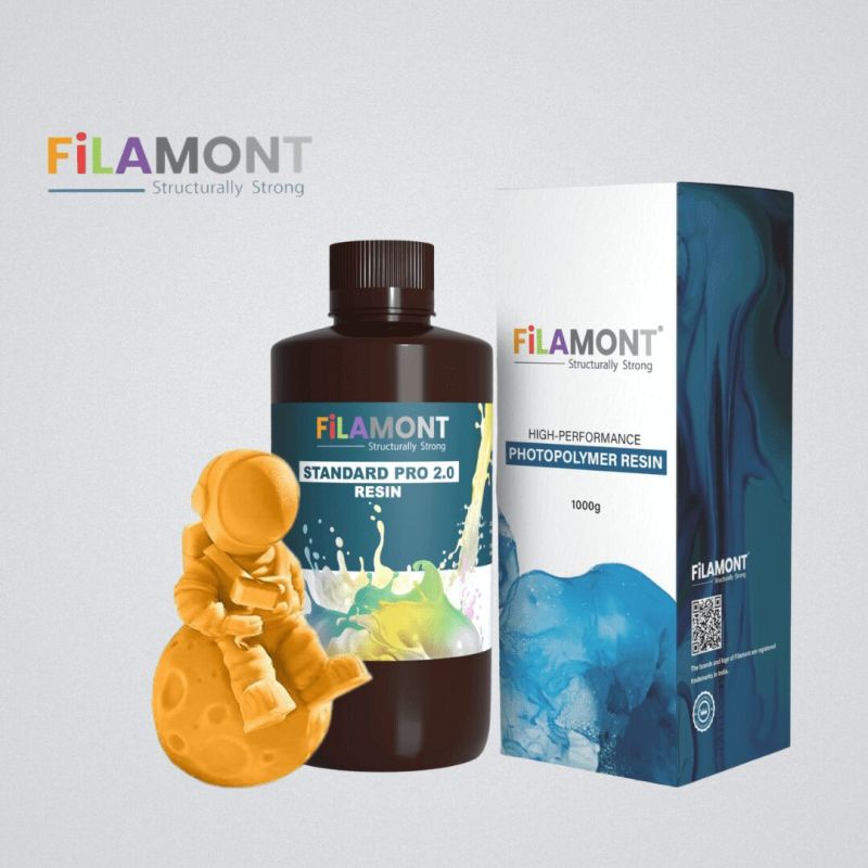 Filamont Standard Pro Resin 2.0 (Mango) at Rs 1099 in Hooghly - ID: 8252043