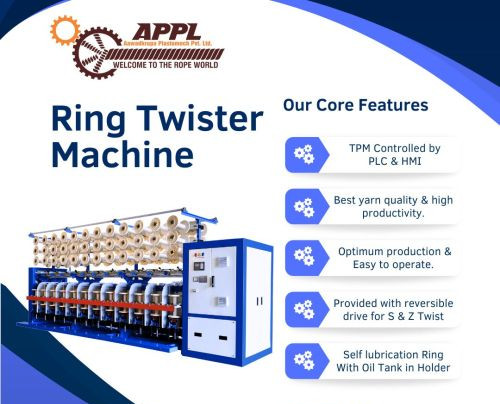 SS & Alloys Textile Ring Twister Machine, Voltage : 220V at Rs 2048000 ...